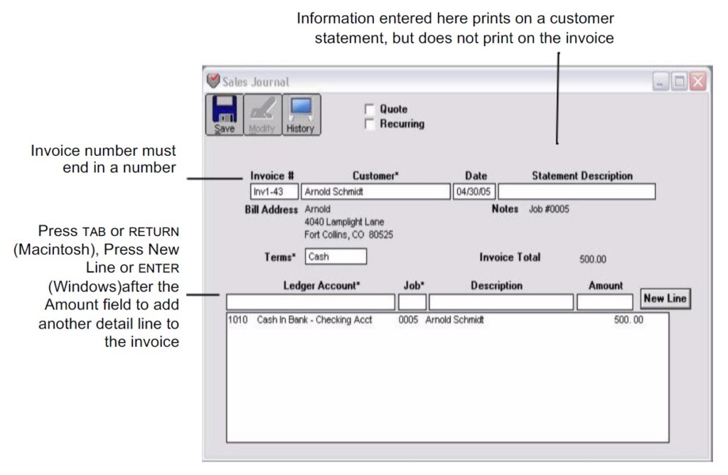 How to Use Sales Journal in MultiLedger? - CheckMark Knowledge Base