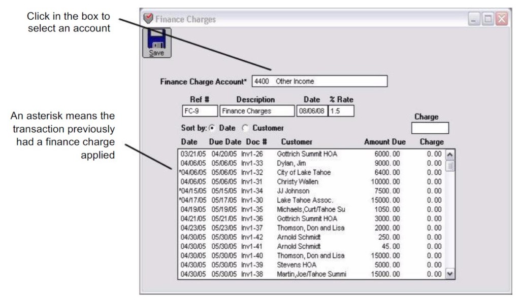 How to Calculate Finance Charges in MultiLedger? - CheckMark Knowledge Base