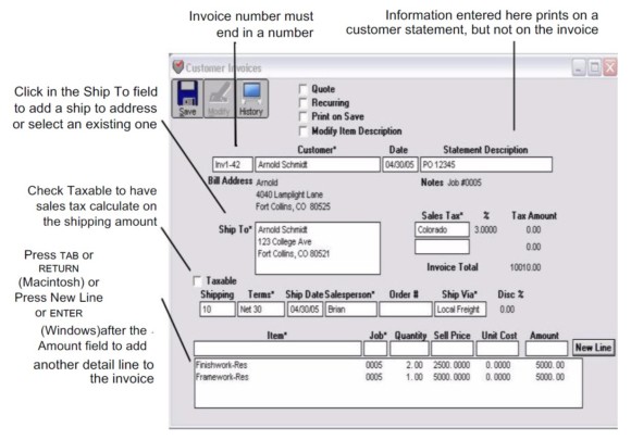 How to Use Customer Invoices in MultiLedger? - CheckMark Knowledge Base
