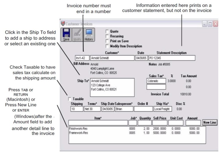 How to Use Customer Invoices in MultiLedger? - CheckMark Knowledge Base