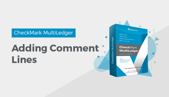 How to Add Comment Lines in MultiLedger? - CheckMark Knowledge Base