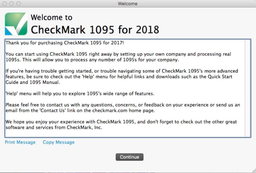 How to Open CheckMark 1095 Software (For New Users) - CheckMark Knowledge Base