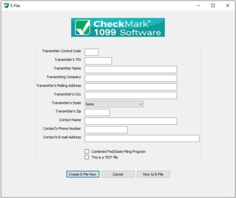 How to E-File 1099 Forms with CheckMark 1099 Software - CheckMark Knowledge Base