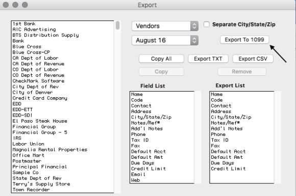 How To Export Recipients From Checkmark Multiledger Checkmark Knowledge Base