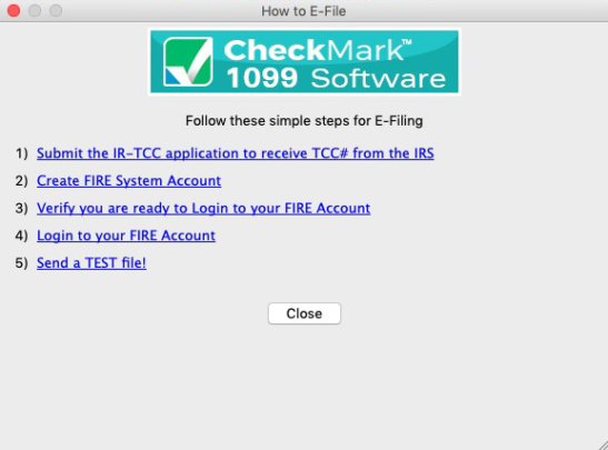 How to E-File 1099 Forms with CheckMark 1099 Software - CheckMark ...