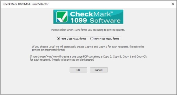 How to Print 1099 Forms with CheckMark 1099 Software - CheckMark ...