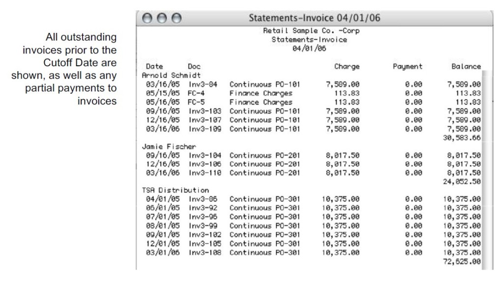 How to Create Customer Statements - CheckMark Knowledge Base