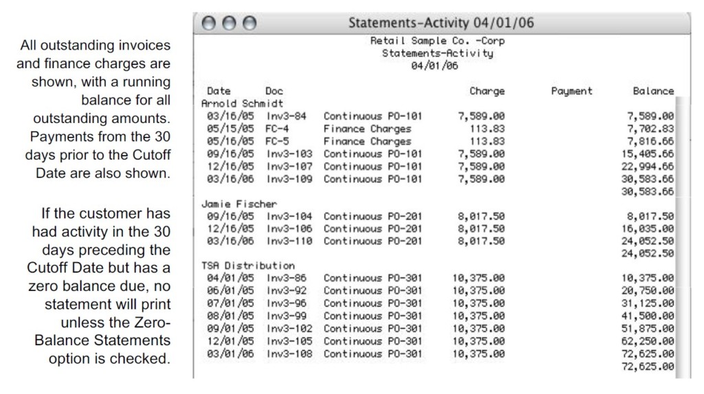 How to Create Customer Statements - CheckMark Knowledge Base