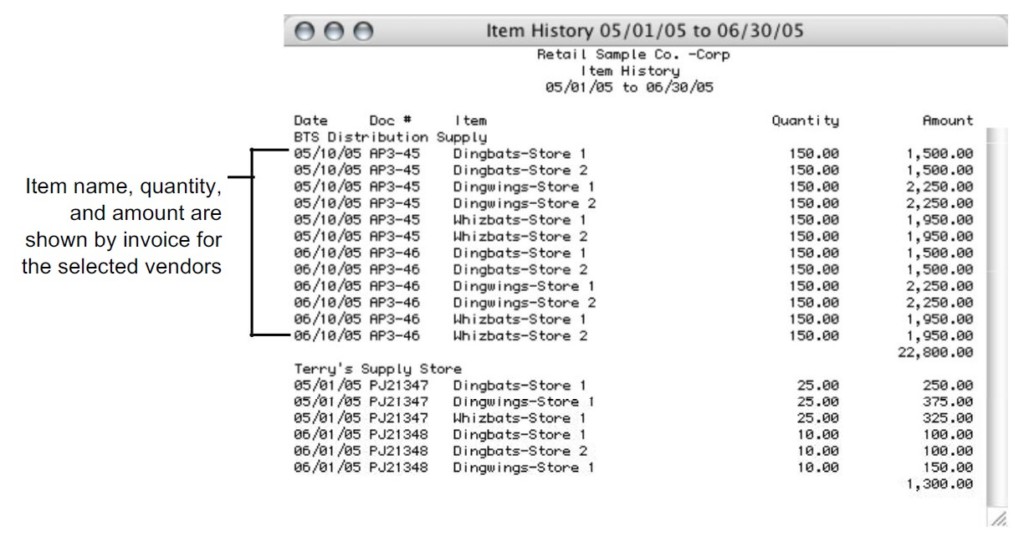 How to Create Vendor History Reports - CheckMark Knowledge Base