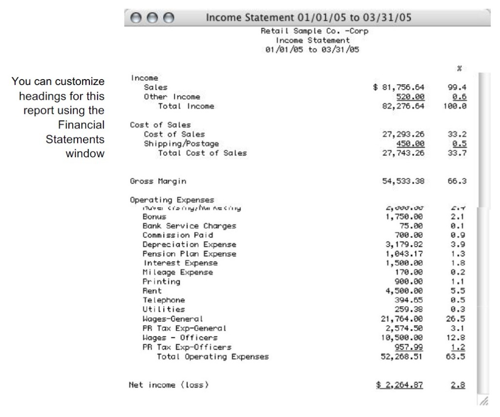 How to Create Income Statement Report - CheckMark Knowledge Base