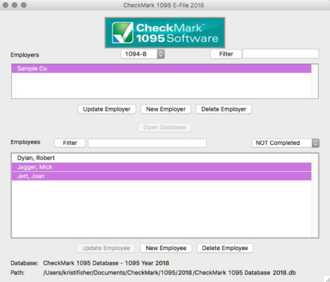 How to Set Up Employees in CheckMark 1095 Software - CheckMark Knowledge Base