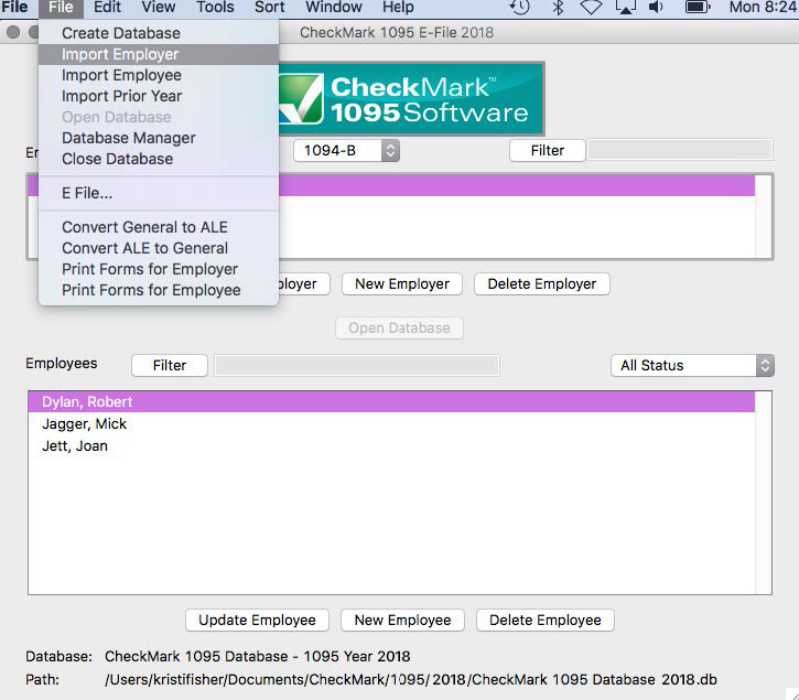How To Import Data Into Checkmark 1095 Software Knowledge Base