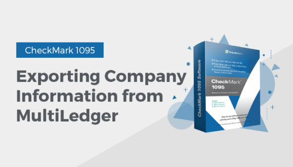 How to Export Company Information from CheckMark MultiLedger - CheckMark Knowledge Base
