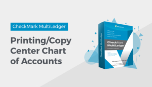 Printing or Copy Center Chart of Accounts - CheckMark Knowledge Base